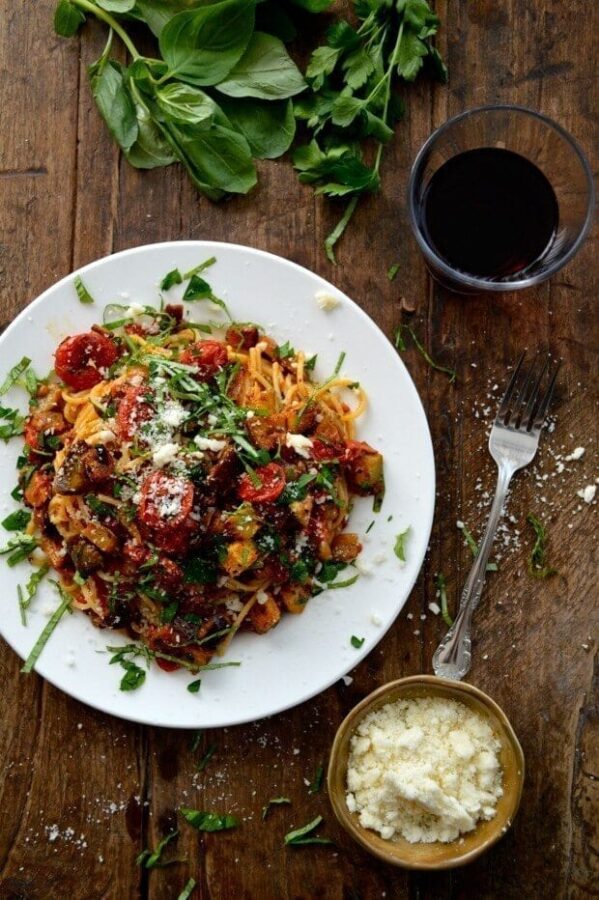 Roasted Ratatouille Pasta - The Woks of Life