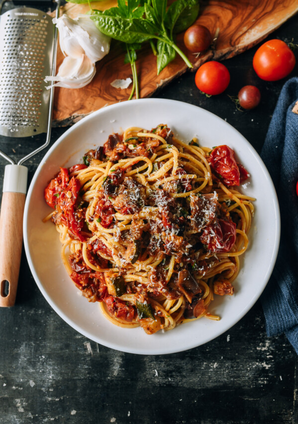 Ratatouille Pasta (Sheet Pan / Easy!) - The Woks of Life