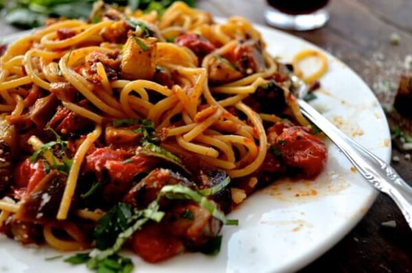Roasted Ratatouille Pasta - The Woks of Life