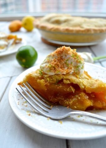 Mango Pie Recipe with Citrus Whipped Cream - The Woks of Life