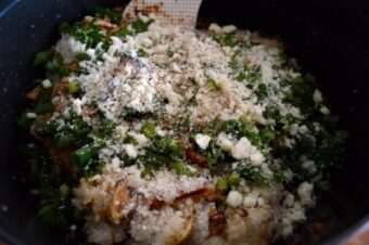 Roast Chicken on Wild Mushroom Sticky Rice "Risotto" - The Woks of Life