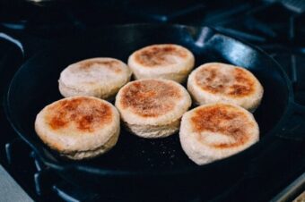 Homemade Multigrain English Muffins - The Woks of Life
