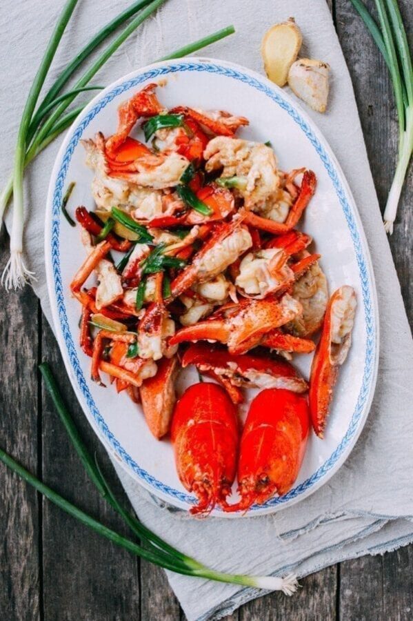 Cantonese-Style Ginger Scallion Lobster - The Woks of Life