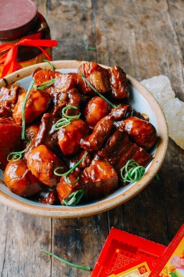 Cantonese Braised Pork Belly with Arrowhead Root - The Woks of Life