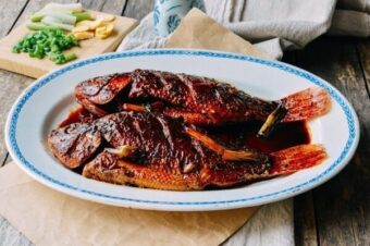 Chinese Braised Fish (Hong Shao Yu) - The Woks of Life