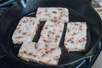 Turnip Cake (Chinese Lo Bak Go) - The Woks of Life