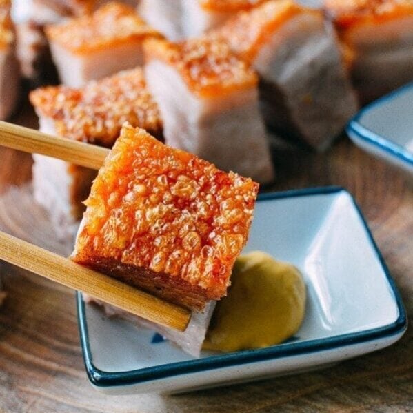 Cantonese Braised Pork Belly with Arrowhead Root - The Woks of Life