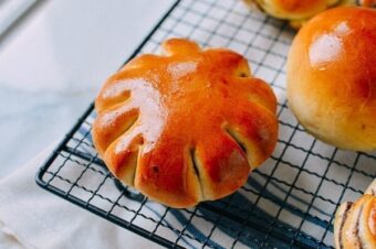 Red Bean Bread: An Asian Bakery Favorite - The Woks of Life