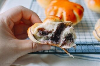 Red Bean Bread: An Asian Bakery Favorite - The Woks of Life