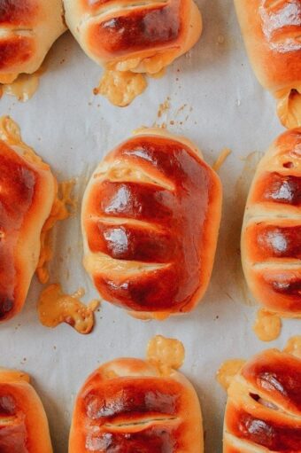 Ham and Cheese Buns: Chinese Bakery Style - The Woks of Life