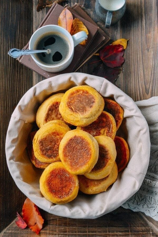 Pumpkin English Muffins