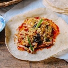 Moo Shu Chicken (with Homemade Mandarin Pancakes)