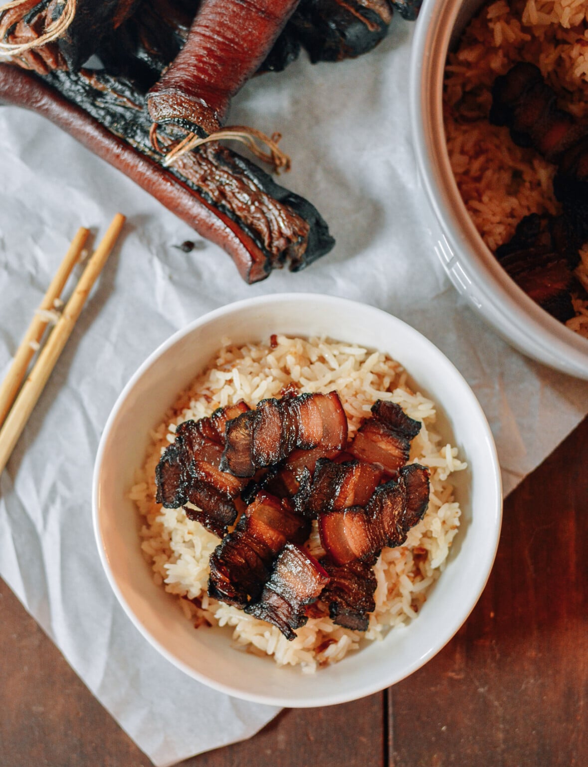 Chinese Cured Pork Belly (Cantonese Lap yuk) - The Woks of Life