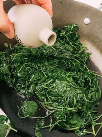 Sautéed Edible Clover (Caotou, 草头) - The Woks of Life