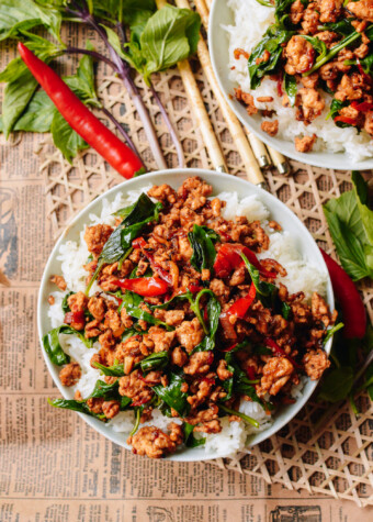 10-Minute Thai Basil Chicken (Easy Gai Pad Krapow) - The Woks of Life