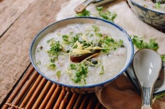 20-Minute Congee (皮蛋瘦肉粥) - The Woks of Life