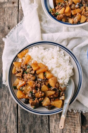 Easy Braised Turnip Rice Bowls - The Woks of Life