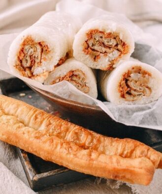 Sticky Rice Hashbrowns (Ci Fan Gao/粢饭糕) - The Woks of Life