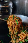 Longevity Noodles - Yi Mein (伊面） - The Woks of Life