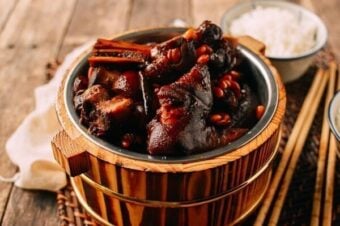 Braised Pork Trotters with Soybeans - The Woks of Life