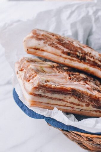 Homemade Chinese Salted Pork (腌咸肉) - The Woks of Life
