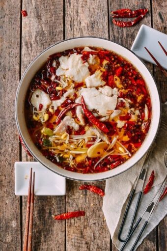 Sichuan Boiled Fish (Shui Zhu Yu, 水煮鱼) - The Woks of Life