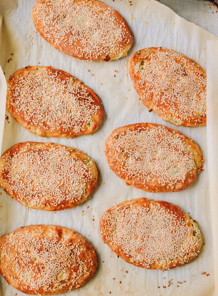 Shanghai Sesame Pancakes (上海大饼) - The Woks of Life