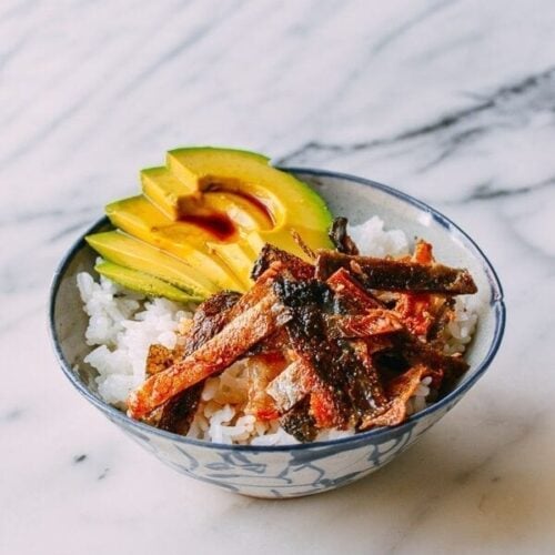 Salmon Bibimbap Korean Rice Bowl Recipe - The Woks of Life