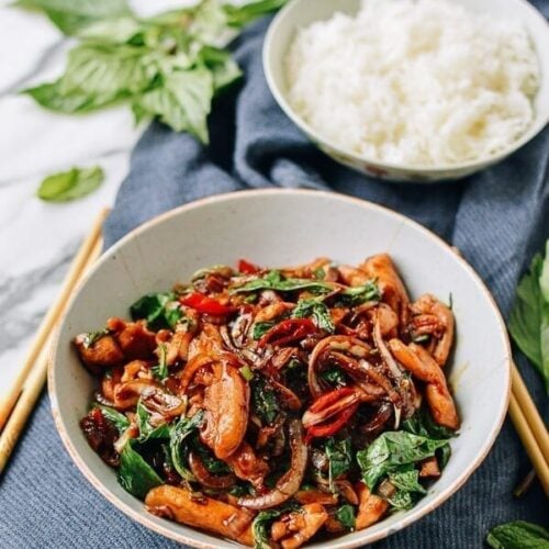 10-Minute Thai Basil Chicken (Easy Gai Pad Krapow) - The Woks of Life