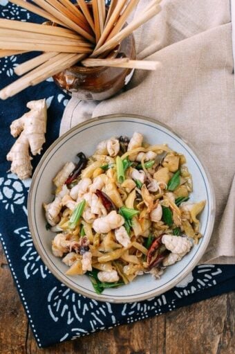 Squid Stir-Fry with Pickled Mustard Greens - The Woks of Life