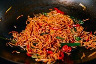 Red Curry Noodles with Chicken - The Woks of Life