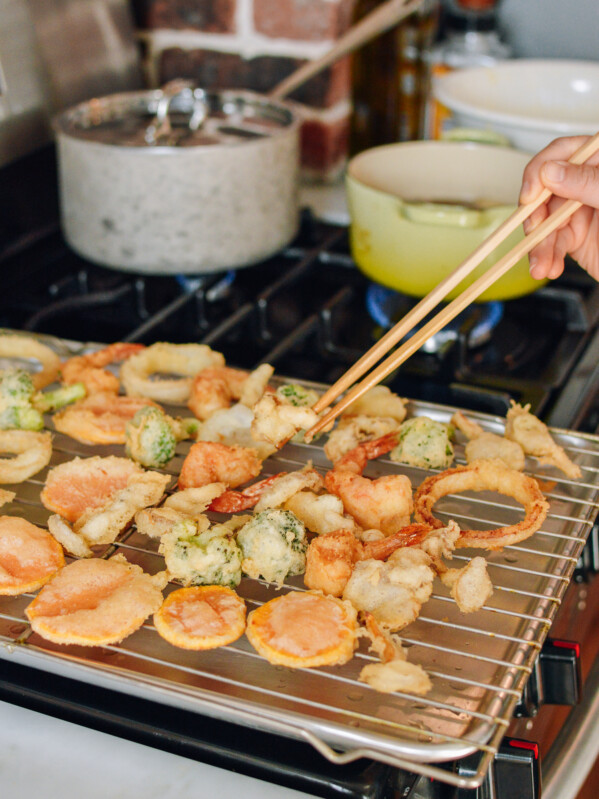 Shrimp & Vegetable Tempura Donburi (Rice Bowls) - The Woks of Life
