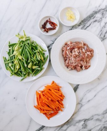 Chinese Garlic Scapes Stir-fry with Pork - The Woks of Life