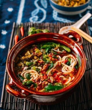 Ho Fun Noodle Soup with Char Siu - The Woks of Life