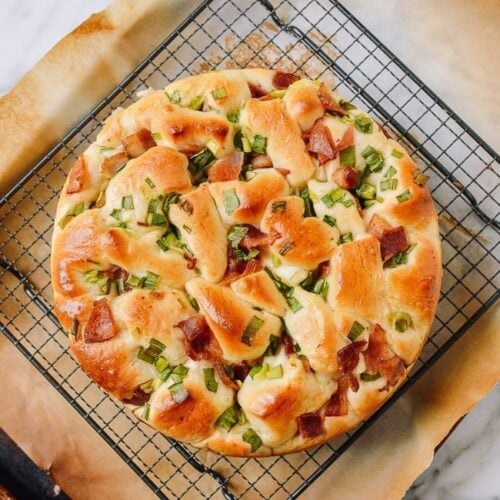 Bacon Scallion Milk Bread: Chinese Bakery Recipe! - The Woks of Life