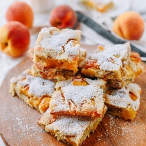 Peach Squares: Incredibly EASY Recipe! - The Woks of Life