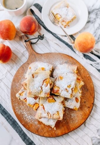 Peach Squares: Incredibly EASY Recipe! - The Woks of Life