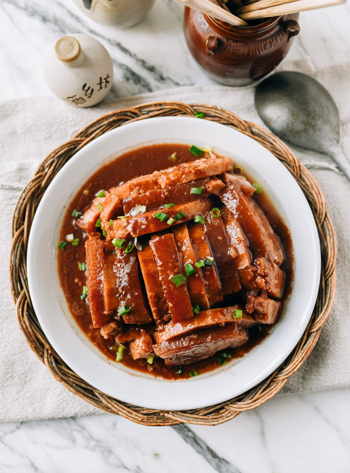 Hakka Steamed Pork Belly with Taro (Wu Tau Kau Yuk) - The Woks of Life