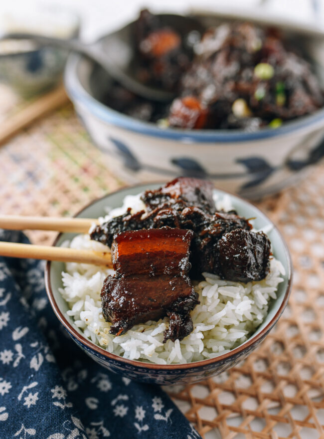 Braised Pork Belly with Meigan Cai (梅干菜焖肉) | The Woks of Life