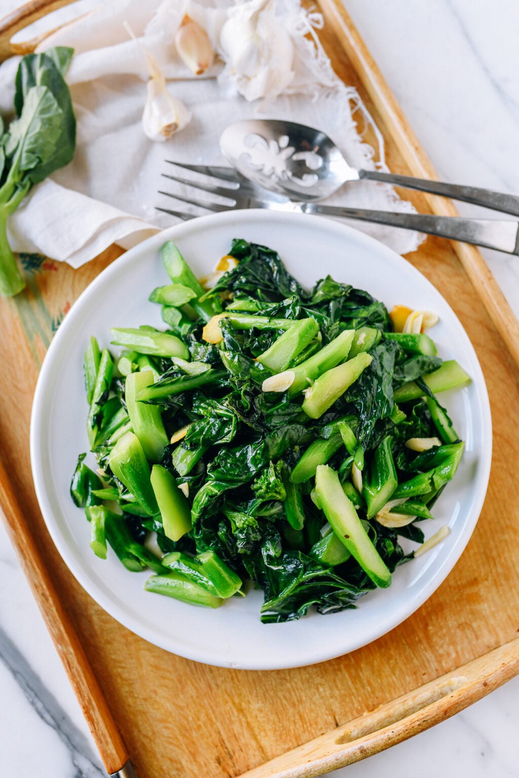 Chinese Broccoli Stir-fry (Gai Lan) - The Woks of Life