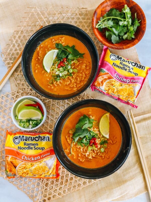Laksa Instant Ramen: 10 Minute Recipe! - The Woks of Life