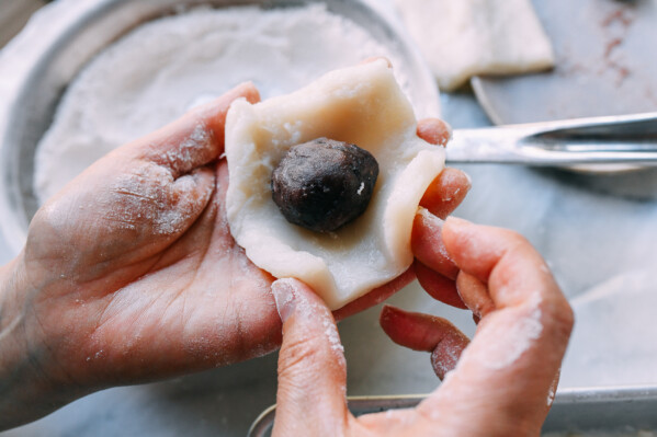 Red Bean Mochi: With Step-by-Step Photos! - The Woks of Life