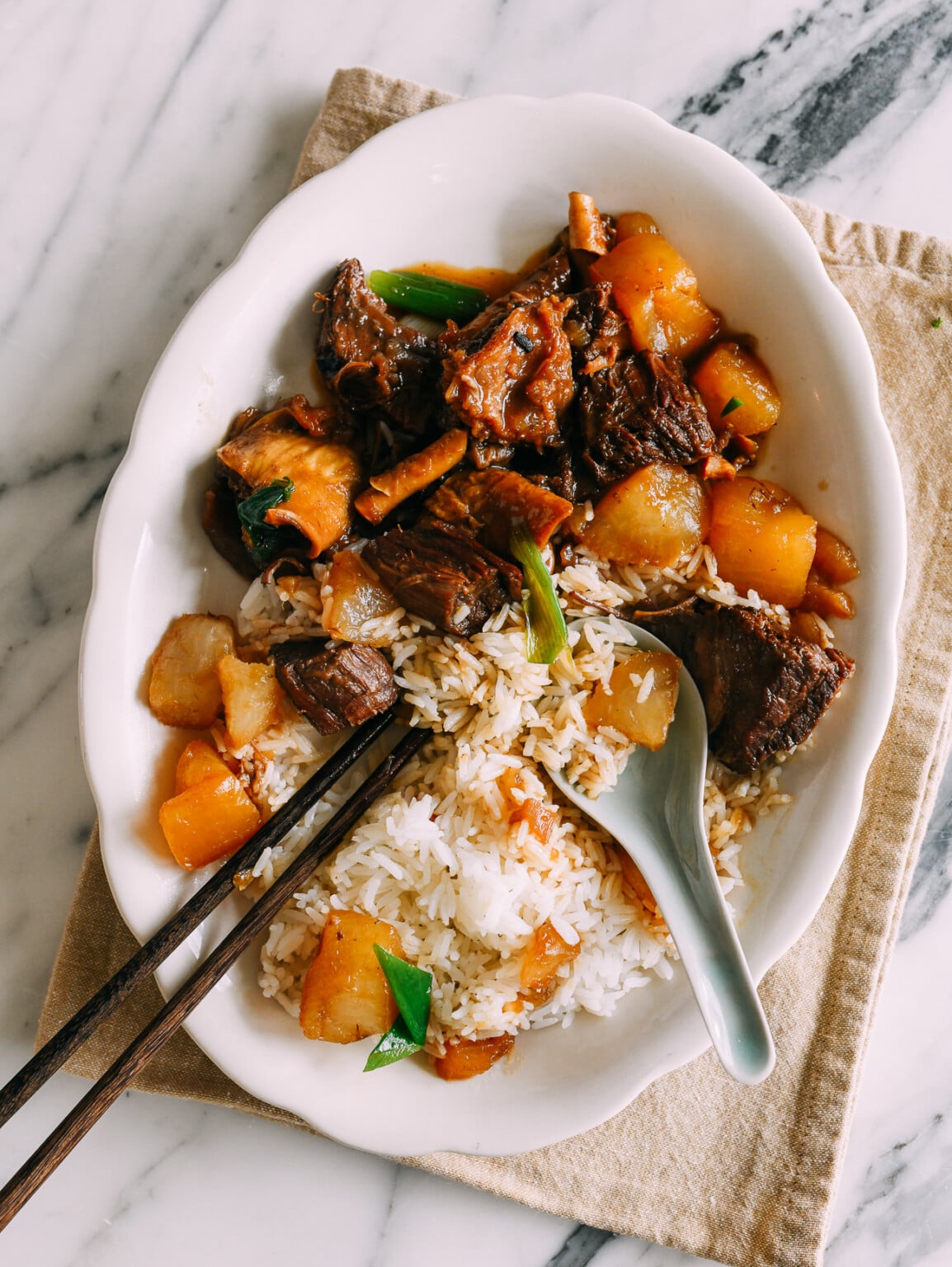 Chinese Braised Beef Stew with Daikon - The Woks of Life