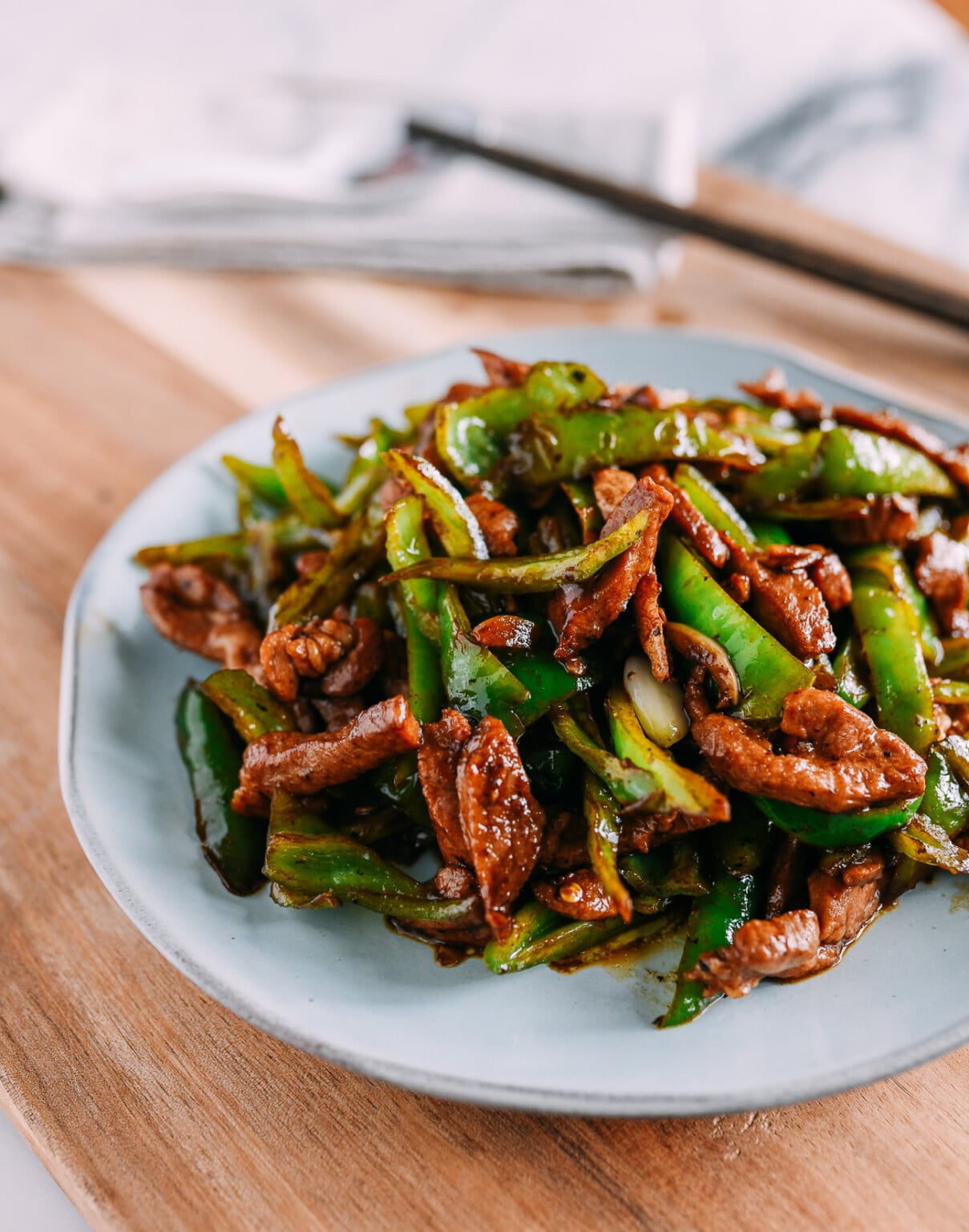 Pork and Pepper Stir-fry (辣椒小炒肉) - The Woks of Life