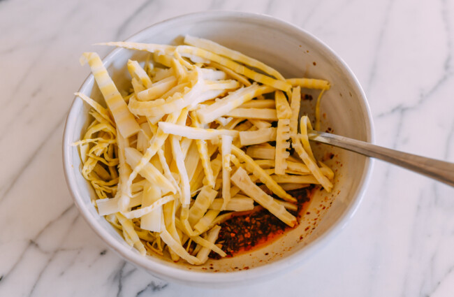 Spicy Bamboo Shoot Salad - The Woks of Life