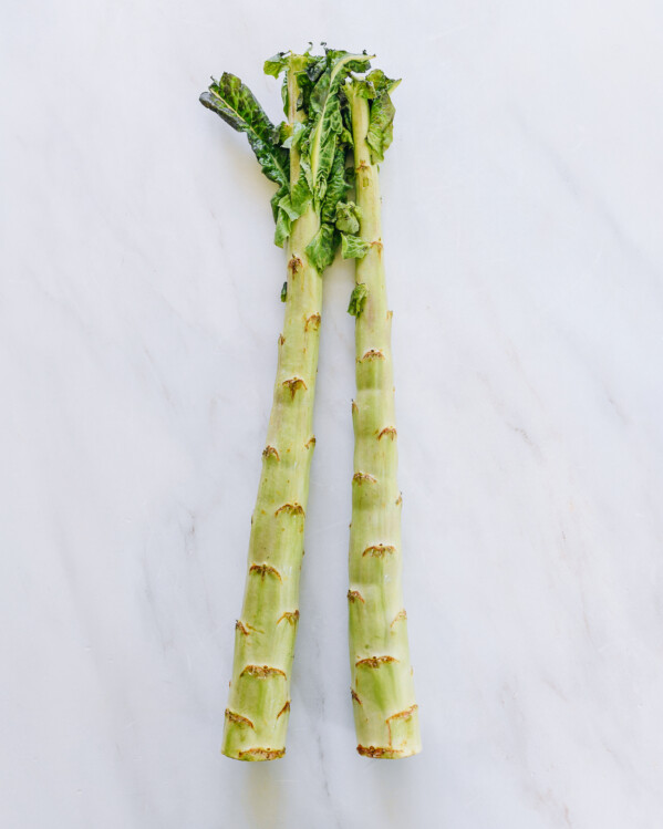 Celtuce Salad with Scallion Oil - The Woks of Life
