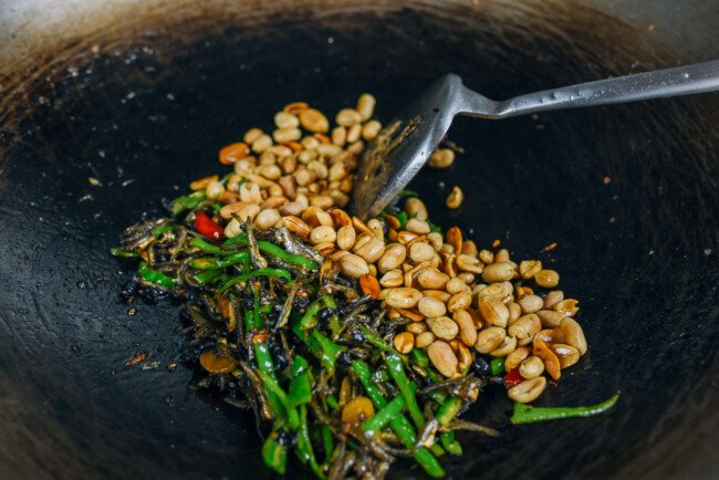 Stir-Fried Anchovies and Peanuts - The Woks of Life