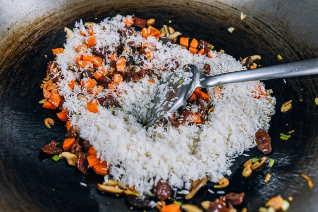 Taro Rice (芋头焖饭) - The Woks of Life