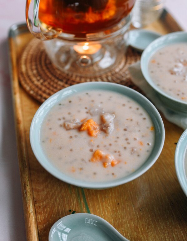 Taro Sago (Tapioca) Dessert Soup - The Woks of Life