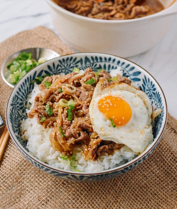Gyudon (Japanese Beef & Rice Bowls) - The Woks of Life
